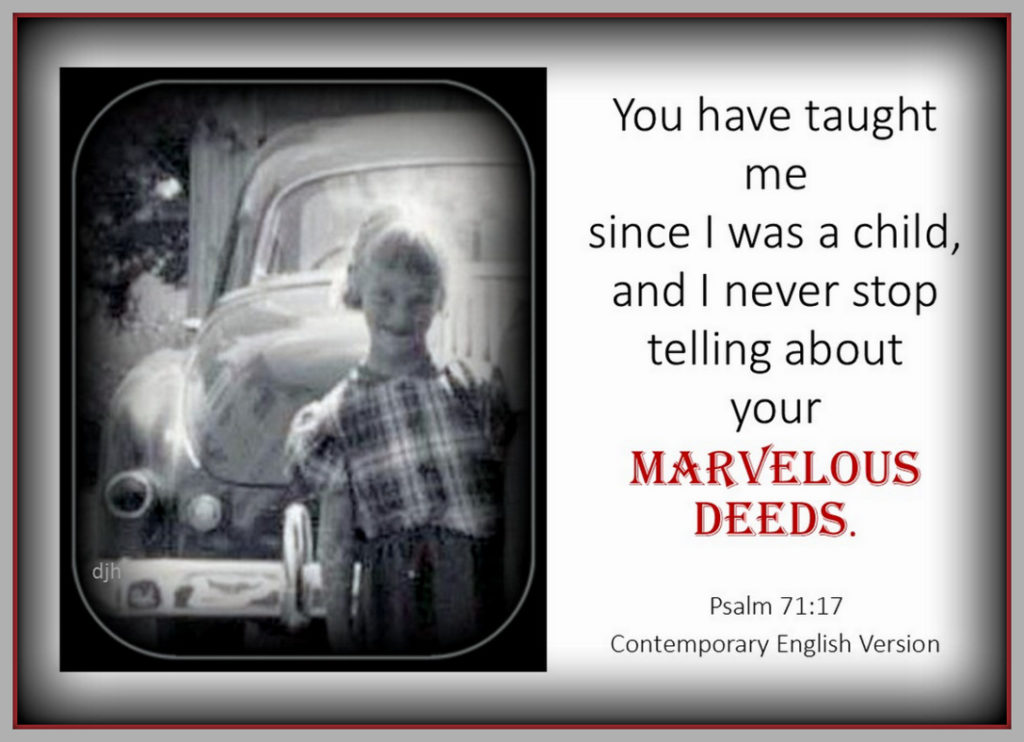 Tell God’s Marvelous Deeds – My Journey – by Doris High