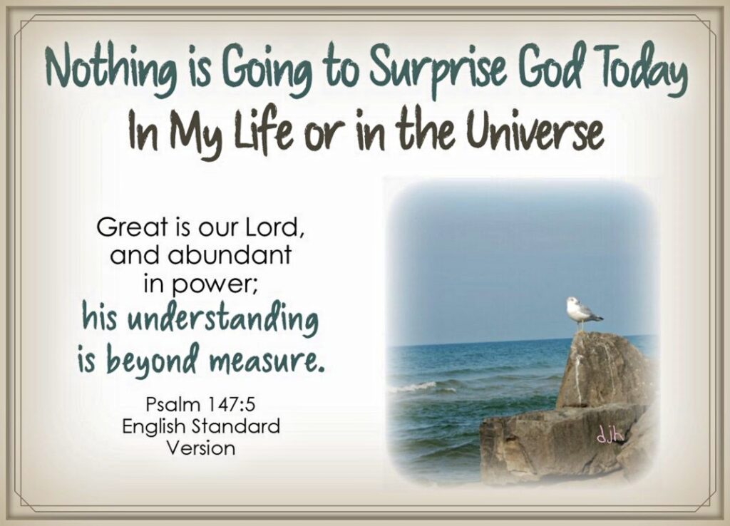 Nothing Will Surprise God Today – My Journey – by Doris High