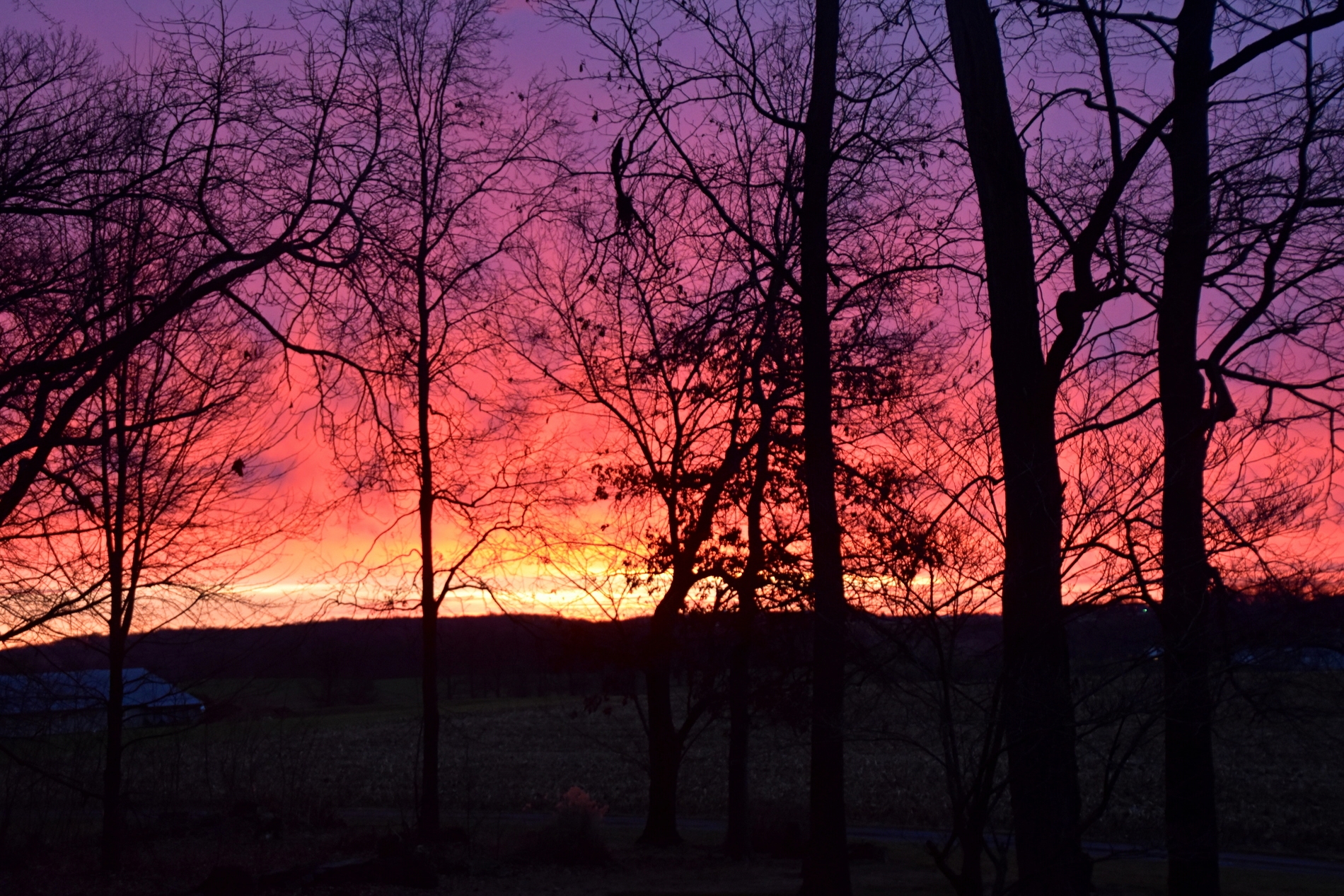 Today’s Unique Sunrise – Included a Rainbow – My Journey – by Doris High
